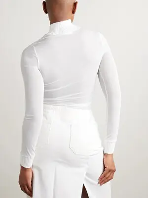 COURREGES Reedition Mesh Top - White