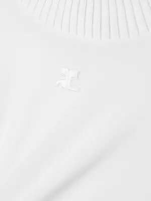 COURREGES Reedition Mesh Top - White
