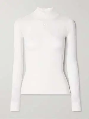 COURREGES Reedition Mesh Top - White
