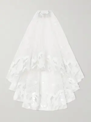 16Arlington Sequin-embellished Tulle Veil