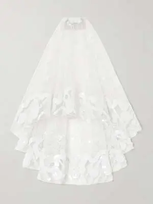 16Arlington Sequin-embellished Tulle Veil