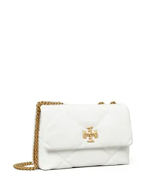 Tory Burch Kira Diamond-quilted Convertible Shoulder Bag - White