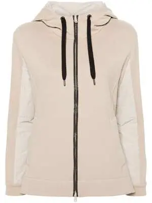 Brunello Cucinelli Zip-up Cotton Hoodie - Neutrals