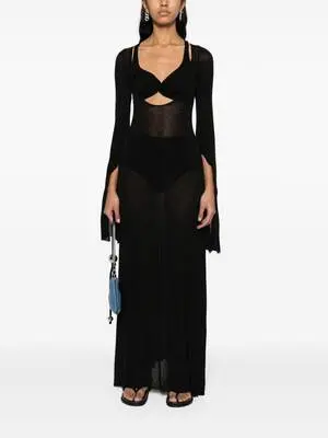 MANURI Nina Maxi Dress - Black