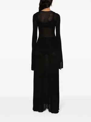 MANURI Nina Maxi Dress - Black