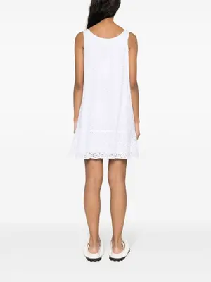 Kenzo Broderie-anglaise Sleeveless Minidress