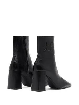 COURREGES Heritage Leather Ankle Boots