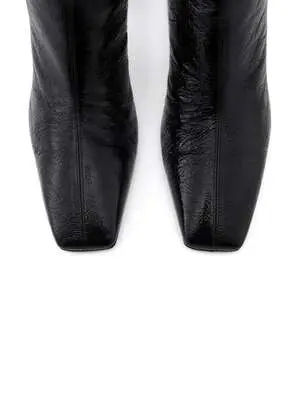 COURREGES Heritage Leather Ankle Boots