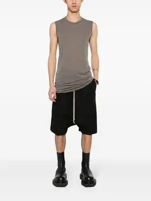Rick Owens Pods Cotton Shorts