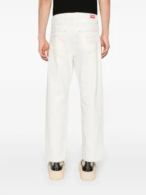 Kenzo Asagao Cropped Jeans - Neutrals