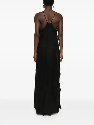 Simkhai Emily Ruffled Maxi Dress - Black