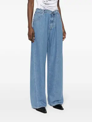 DARKPARK Iris Mid-rise Wide-leg Jeans
