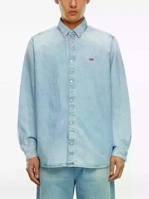 DIESEL® Shirt In Denim - Blue