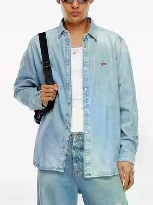 DIESEL® Shirt In Denim - Blue