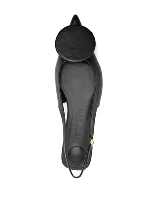 Jacquemus Les Slingbacks Duelo Ballerinas - Black