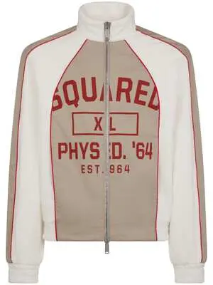 Dsquared2 Logo-print Panelled Sports Jacket - White