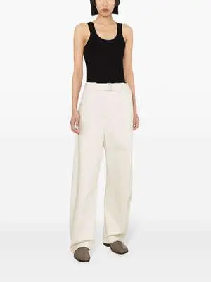 LEMAIRE Fine-ribbed Tank Top - Black