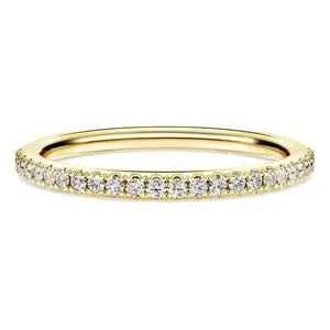 SWAROVSKI Eternity 14k Gold Band Ring