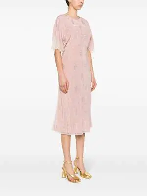 Zadig&Voltaire Rey Silk Midi Dress - Pink