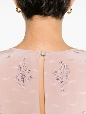 Zadig&Voltaire Rey Silk Midi Dress - Pink