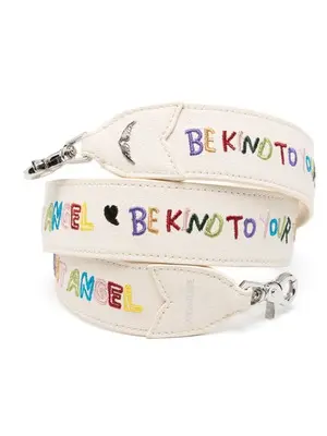 Zadig&Voltaire Logo-lettering Leather Bag Strap