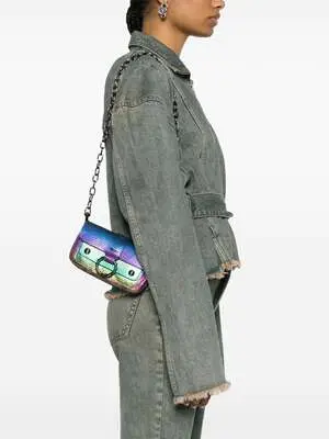 Zadig&Voltaire Kate Leather Wallet Shoulder Bag - Blue