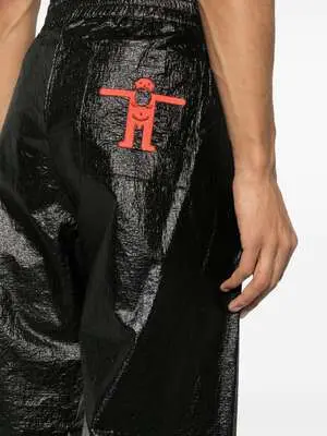 WALTER VAN BEIRENDONCK Embroidered-logo Trousers