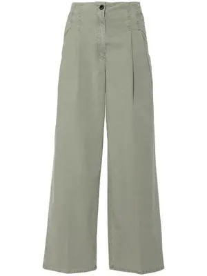 Peserico Pleat-detailing Palazzo Pants