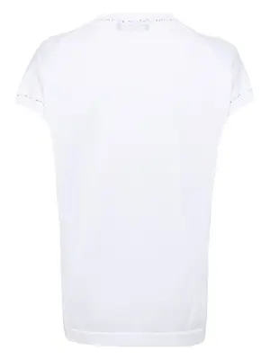 Fabiana Filippi Sequin-embellished Knit Top - White