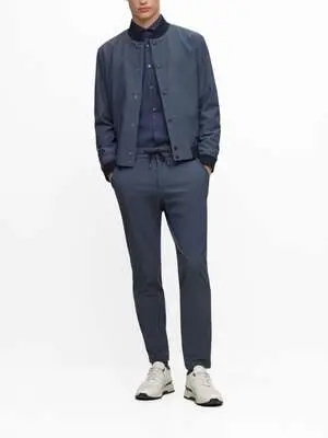 BOSS Spread-collar Poplin Shirt