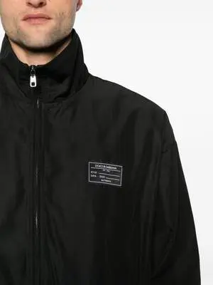Dolce & Gabbana Logo-appliqué Bomber Jacket