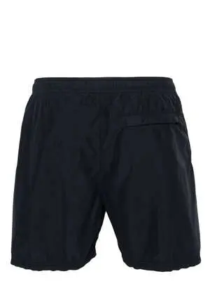 Stone Island Compass-patch Swim Shorts - Blue