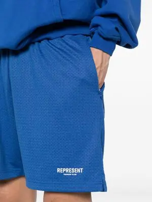 REPRESENT Logo-print Shorts