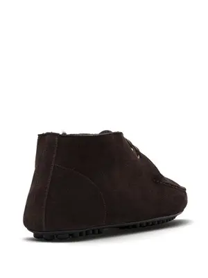 Car Shoe Fur-lined Suede Boots