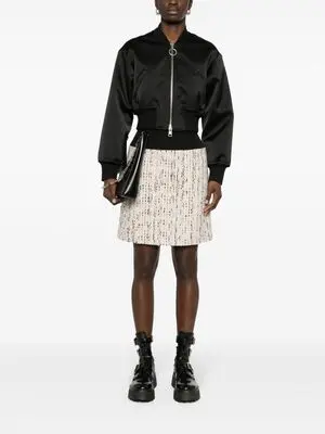 Alexander McQueen Hybrid Tweed Mini Skirt