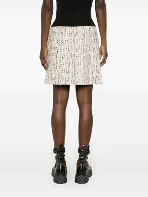 Alexander McQueen Hybrid Tweed Mini Skirt