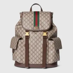 Gucci Ophidia Large Backpack - Beige