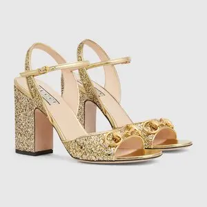 Gucci Mid-heel Sandal With Horsebit Other Materials