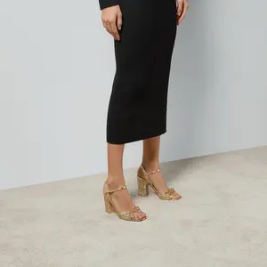 Gucci Mid-heel Sandal With Horsebit Other Materials