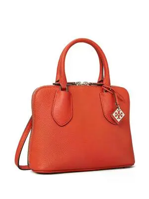 Tory Burch Mini Swing Leather Satchel - Orange