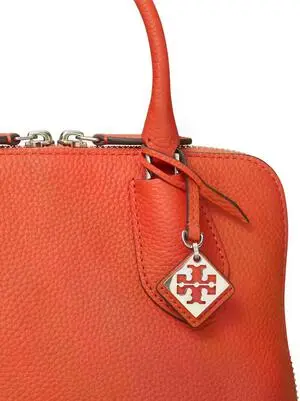 Tory Burch Mini Swing Leather Satchel - Orange