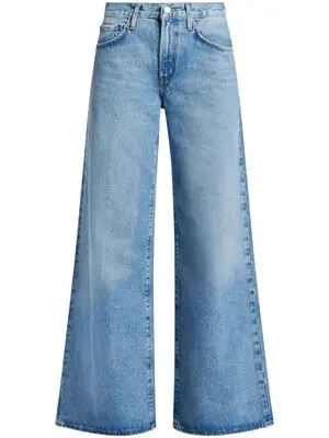 AGOLDE Mid-rise Wide-leg Jeans