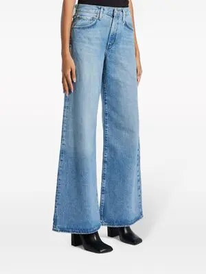 AGOLDE Mid-rise Wide-leg Jeans