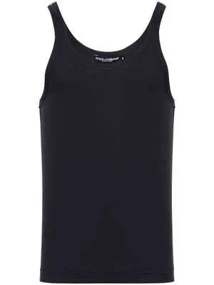 Dolce & Gabbana Ribbed Cotton Vest