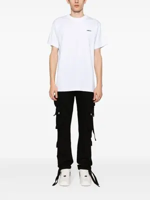 AMBUSH Logo-embroidered Cotton T-shirt - White