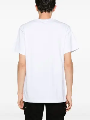 AMBUSH Logo-embroidered Cotton T-shirt - White
