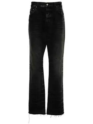 Amiri Release Hem Straight-leg Jeans