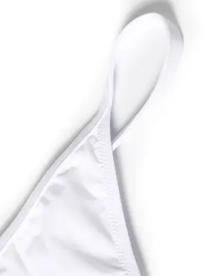 Dolce & Gabbana Logo-plaque Triangle Bikini - White