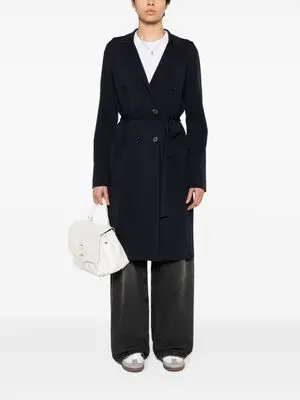 P.a.r.o.s.h Knitted Double-breasted Midi Coat