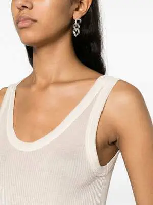 LEMAIRE Fine-ribbed Tank Top - Neutrals